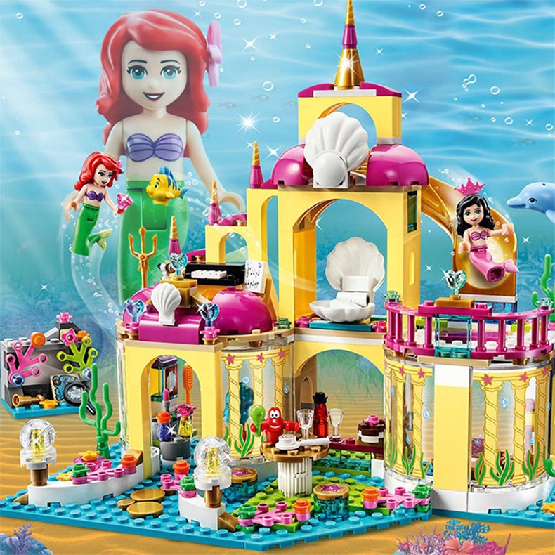 402PCS Underwater Mermaid Palace Sienna's Playground Magic Castal ...