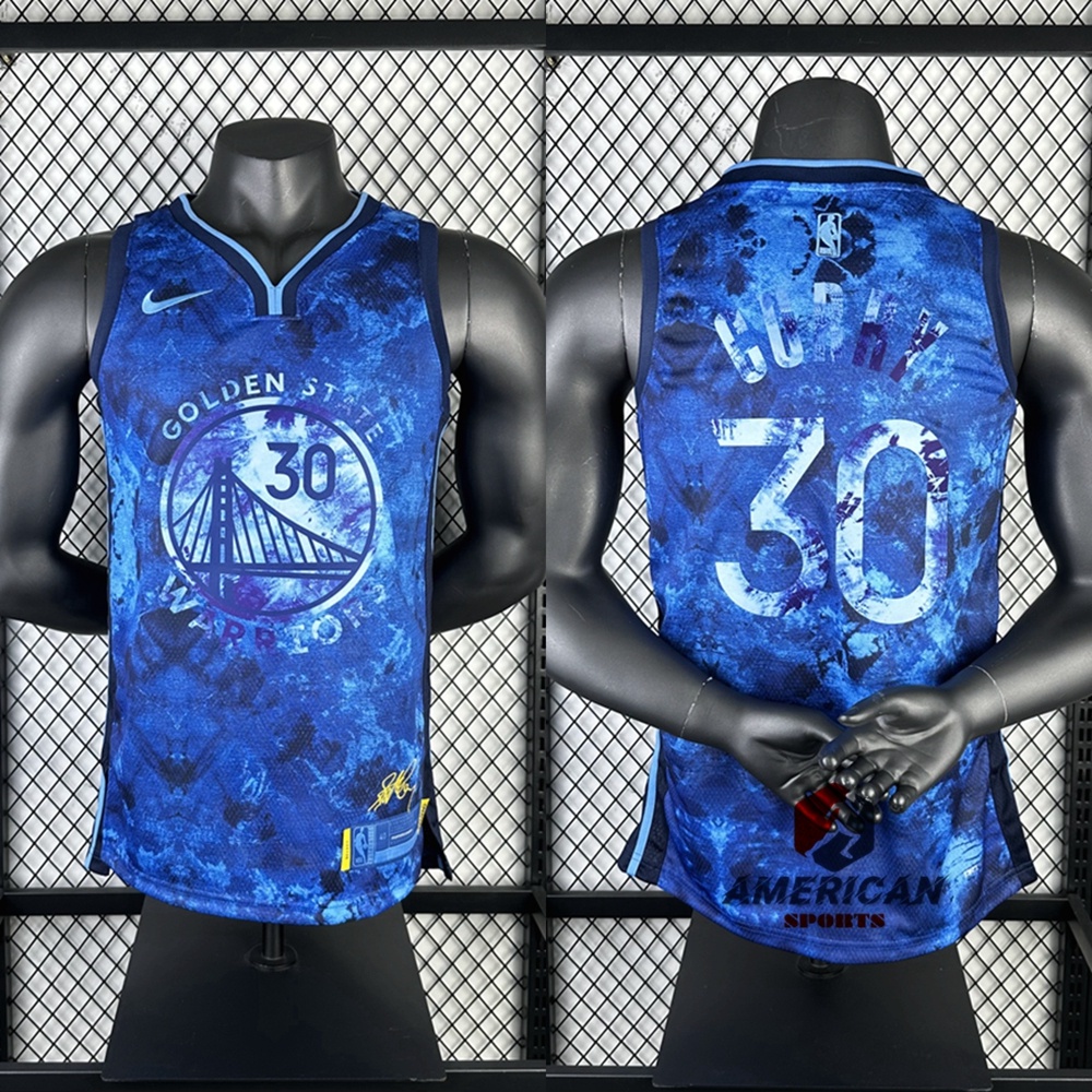 Camisa Masculina De Basquete Golden State Warriors Stephen Curry Royal ...