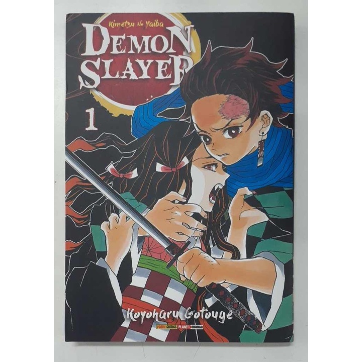 Demon Slayer - Kimetsu No Yaiba Vol. 1 autor Koyoharu Gotouge | Shopee ...