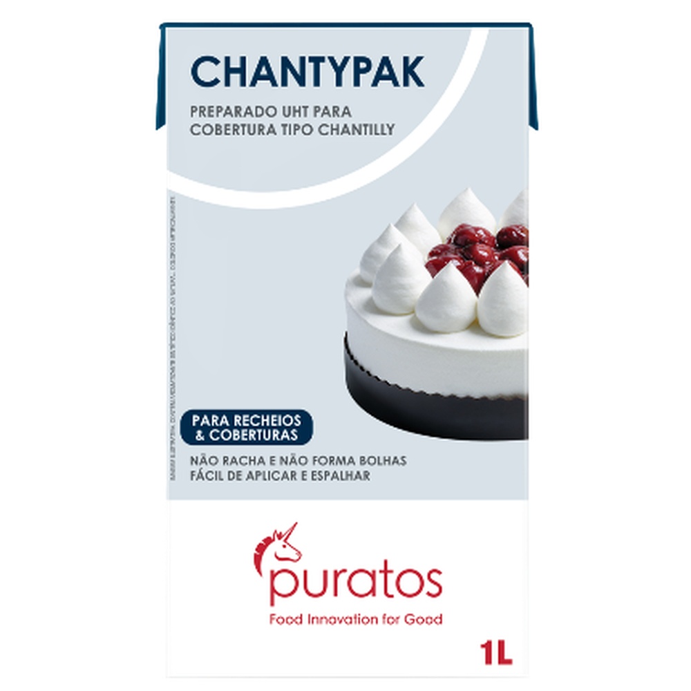 CHANTILLY CHANTYPAK 1L - PURATOS | Shopee Brasil