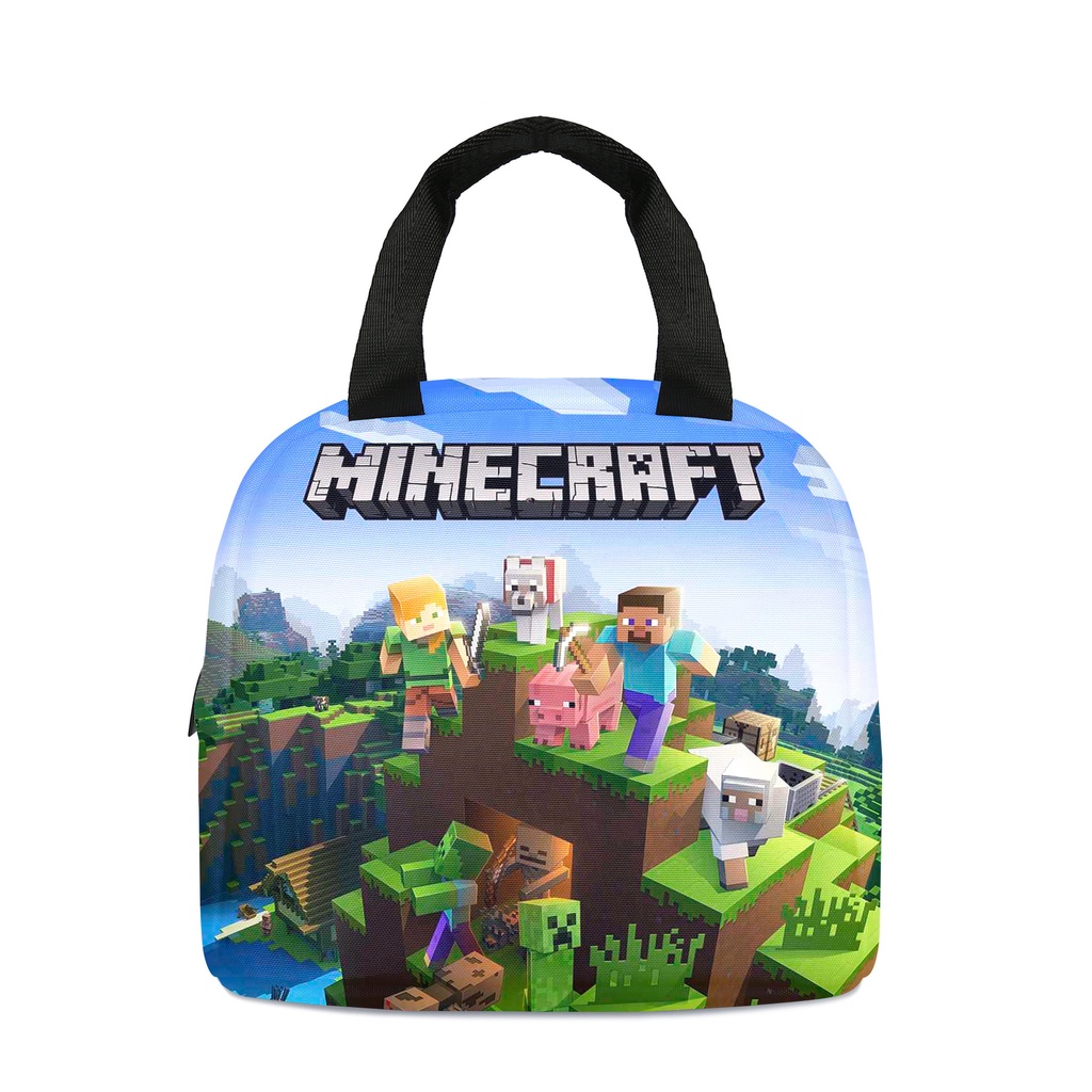 Spot Minecraft Meu mundo Novo desenho animado anime saco de almoço para ...