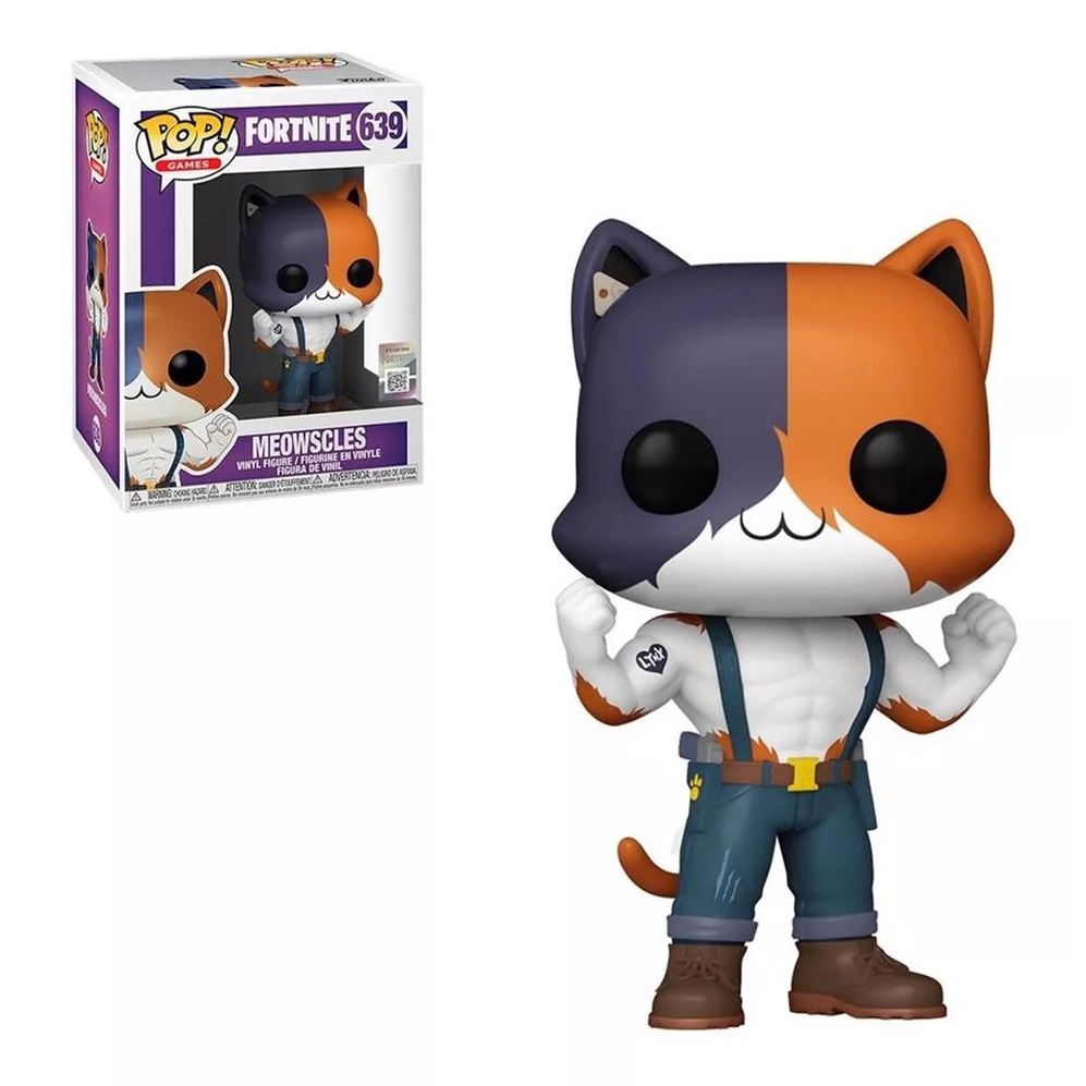 Funko Pop! Games Fortnite Meowscles 639 | Shopee Brasil