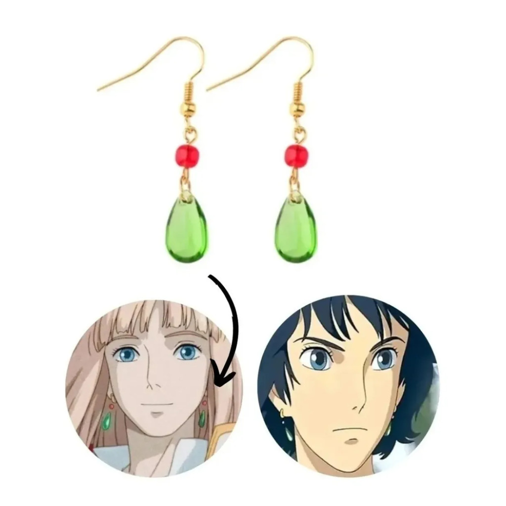 Par Brinco Howl O Castelo Animado (howl No Ugoku Shiro) | Shopee Brasil