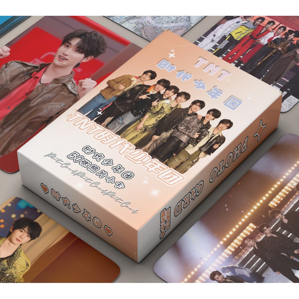 50-55pcs Cartões Lomo A Laser Com Holograma TNT ‌ Zhang Zhenyuan Yan Haoxiang He Junlin Song ...