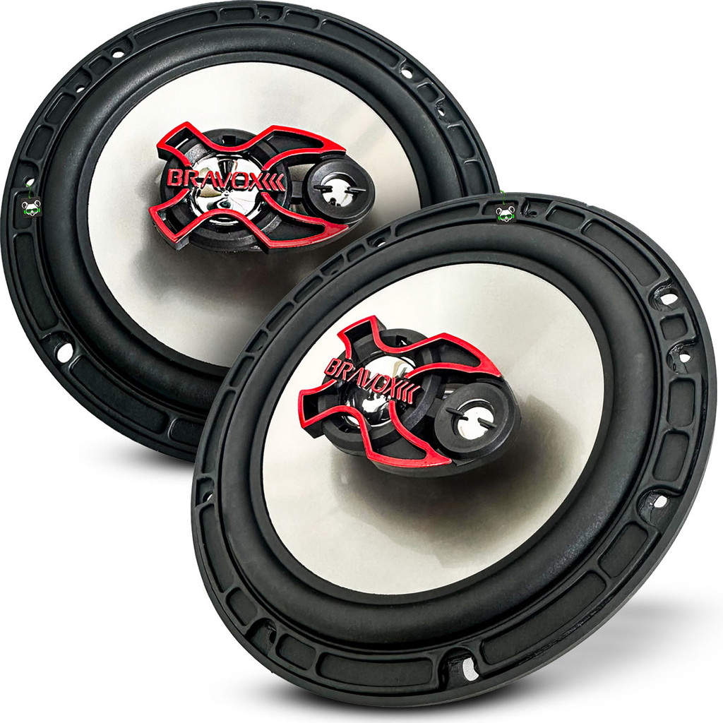 Par Alto Falante Triaxial 6 Polegadas 100W Rms B3X60X Bravox | Shopee Brasil