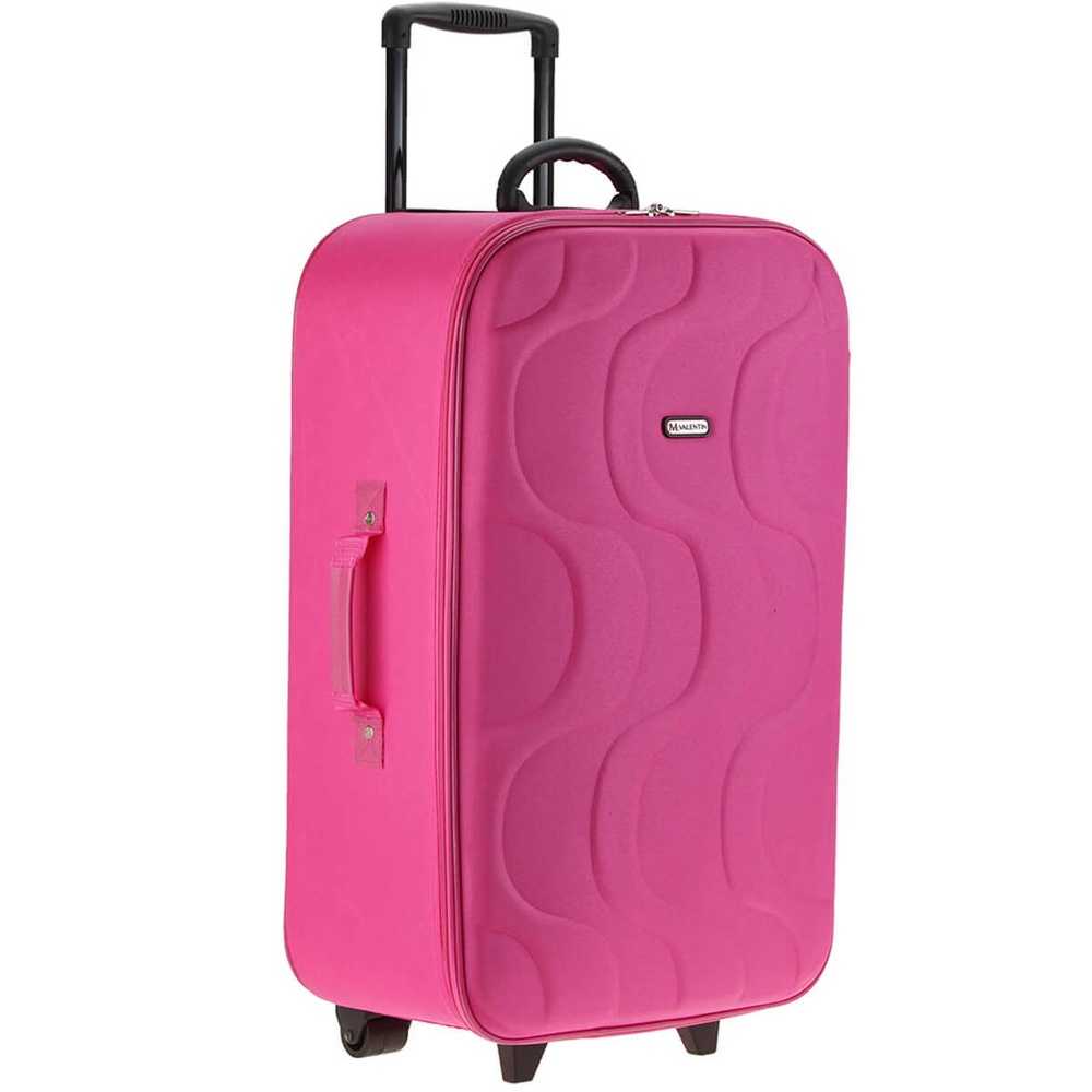 Mala de Viagem Rosa Pequena a Bordo 10Kg de Mão Rodinhas M. Valentin ...