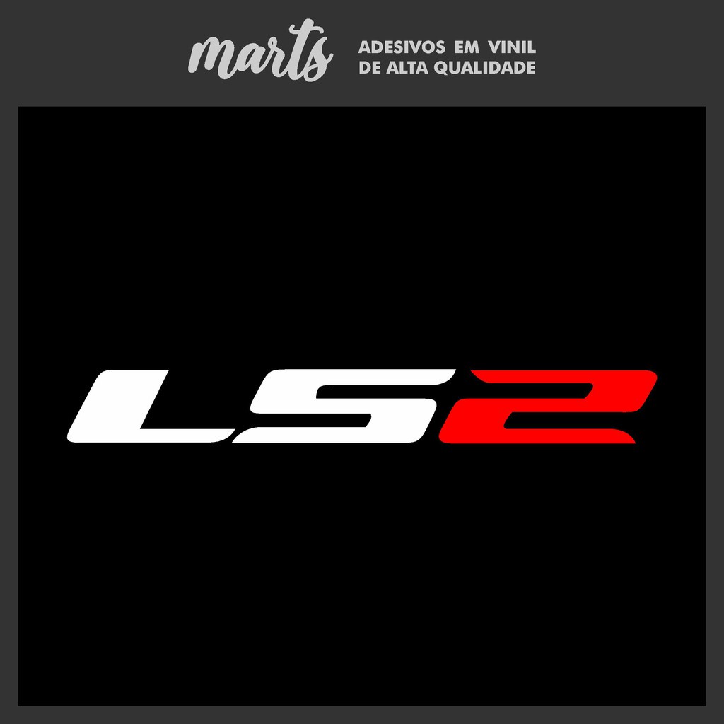 Adesivo LS2 Moto Capacete (20x2,5 cm) | Shopee Brasil
