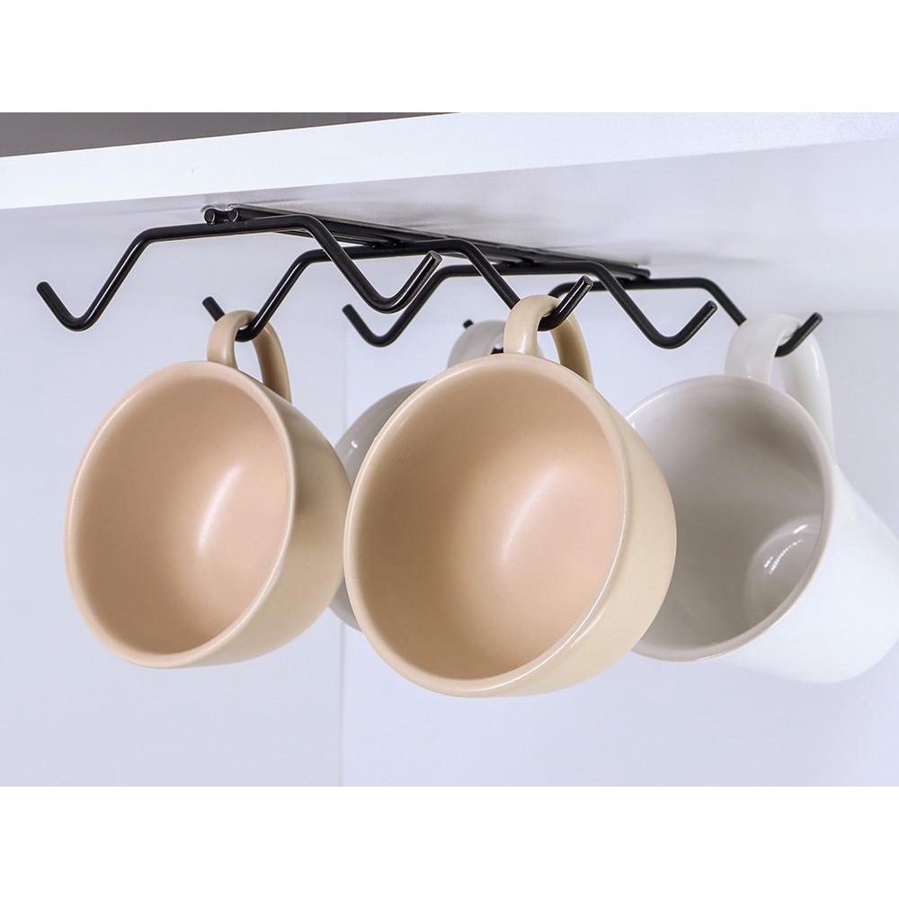 Suporte de Xícaras Suspenso Bel – Viena – Preto - 990007 | Shopee Brasil