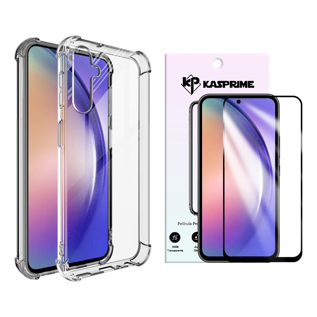 Capa Case Capinha Anti Impacto Para Galaxy A54 5g Película 3d Vidro
