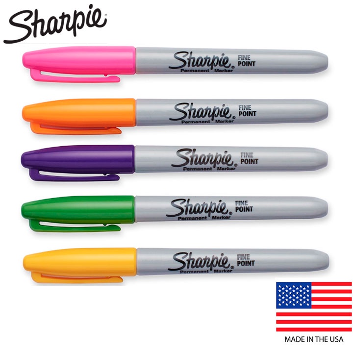 Sharpie Marcador Permanente - Caneta Sharpie Ponte Fina - Sharpie ...