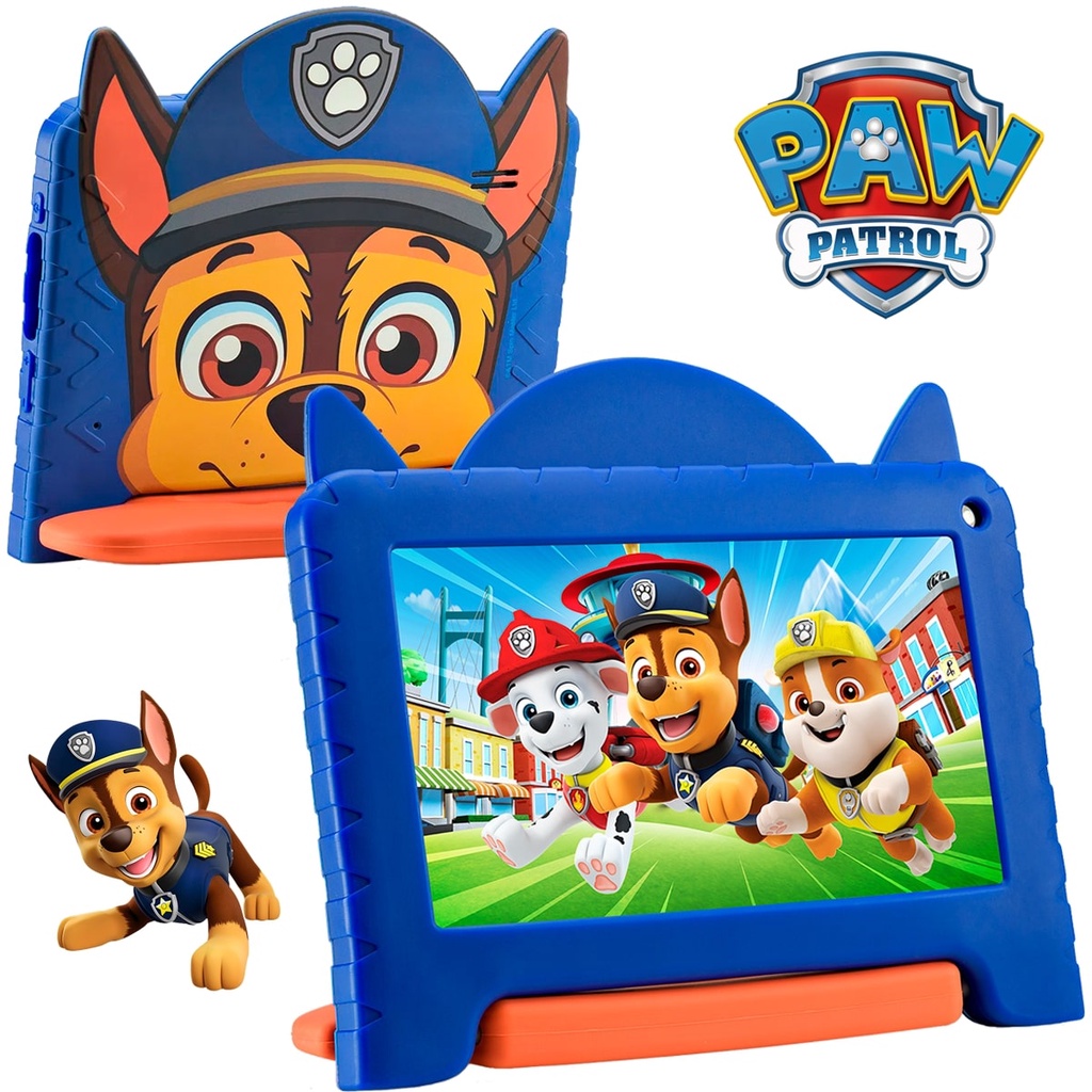 Tablet Infantil Multilaser Patrulha Canina Chase NB421 Azul para ...