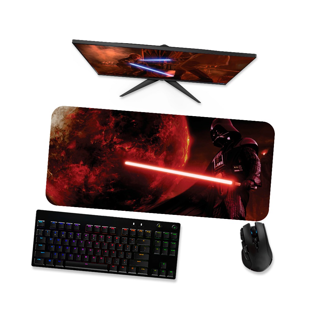Mouse pad Gamer Star Wars Darth Vader 1 Mousepad Grande 90x40 80x40 60x40 70x30 Shopee Brasil