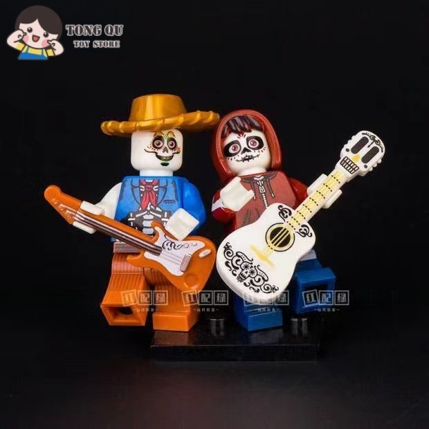 Anime Minifigures Coco Building Block Coleção de brinquedos Ornamentos ...