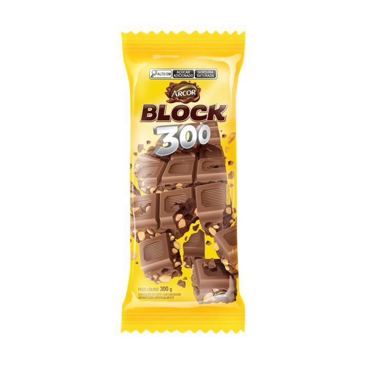 Chocolate Chock Block Barra 300g | Shopee Brasil