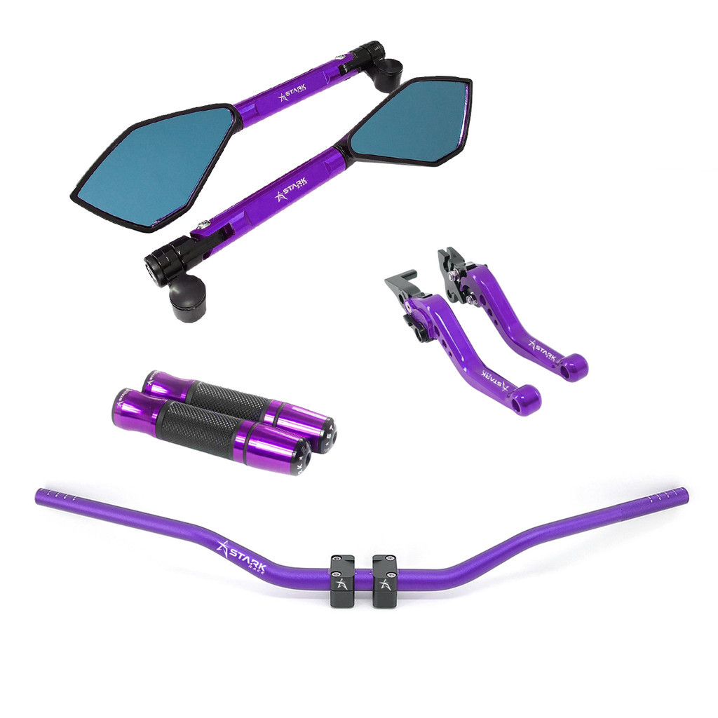 Kit Guidão Manopla Manete Retrovisor Xre Falcon Tornado Bros | Shopee ...