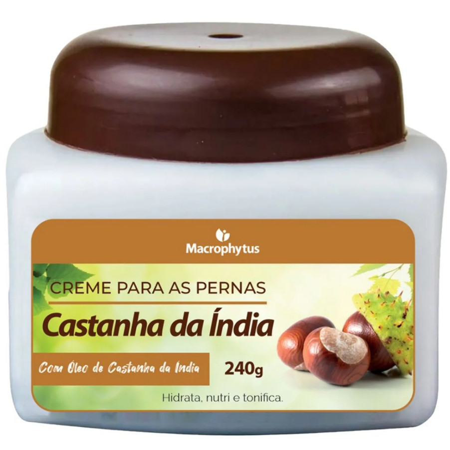 Creme para as Pernas Castanha da Índia 240gr - Macrophytus | Shopee Brasil