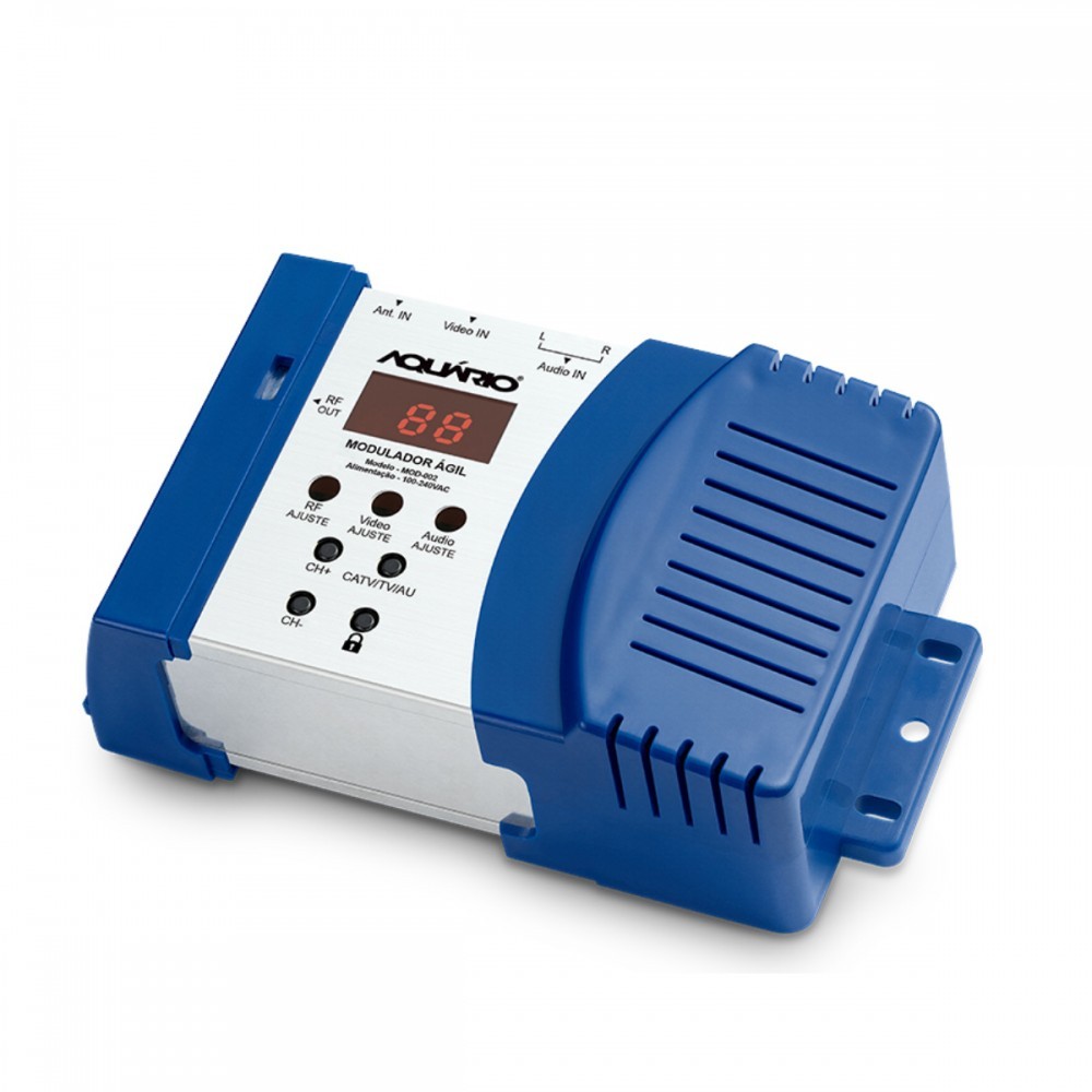Modulador Ágil De Áudio e Vídeo Para TV / CATV Aquário MOD-002 | Shopee ...