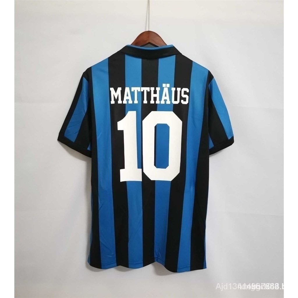88-90 Inter Milano MATTHAUS Camiseta Personalizada de Alta Qualidade ...