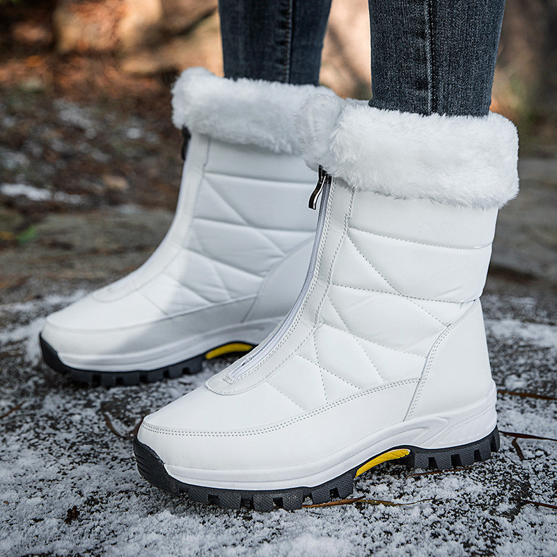 Botas de Neve Impermeáveis e Quentes de Inverno para Mulheres, Forradas ...