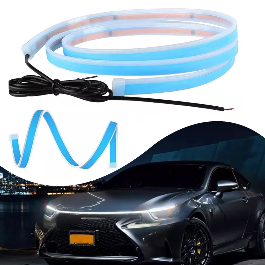 Fita Led Neon Capo Carro Luz Led DRL Diurna Tuning 1 Metro 50cm ...