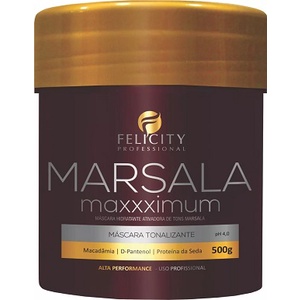 Mascara Tonalizante Marsala Felicity Professional 500g | Shopee Brasil