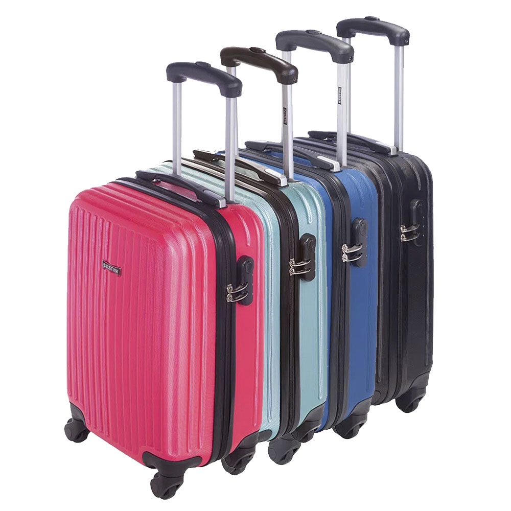 Mala Bordo Sestini Viagem Atlanta Rodas 360 ABS Cadeado | Shopee Brasil