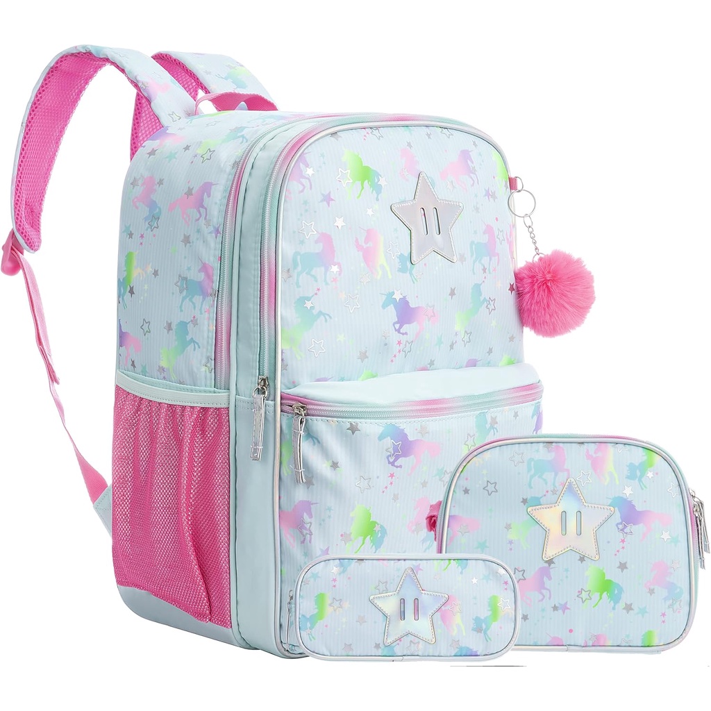 Meetbelify Unicorn School Backpacks for Girls Backpack Teens Com ...