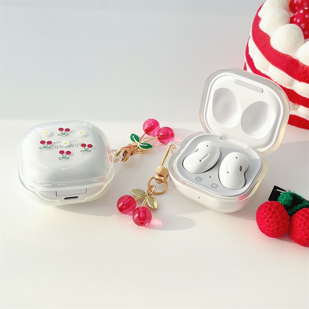Samsung Buds FE 2Pro Live Earphone Case Pink Heart Wireless Headphones ...