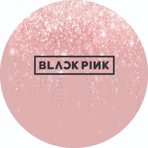 Painel Redondo Lona Festa Tema Black Pink | Shopee Brasil