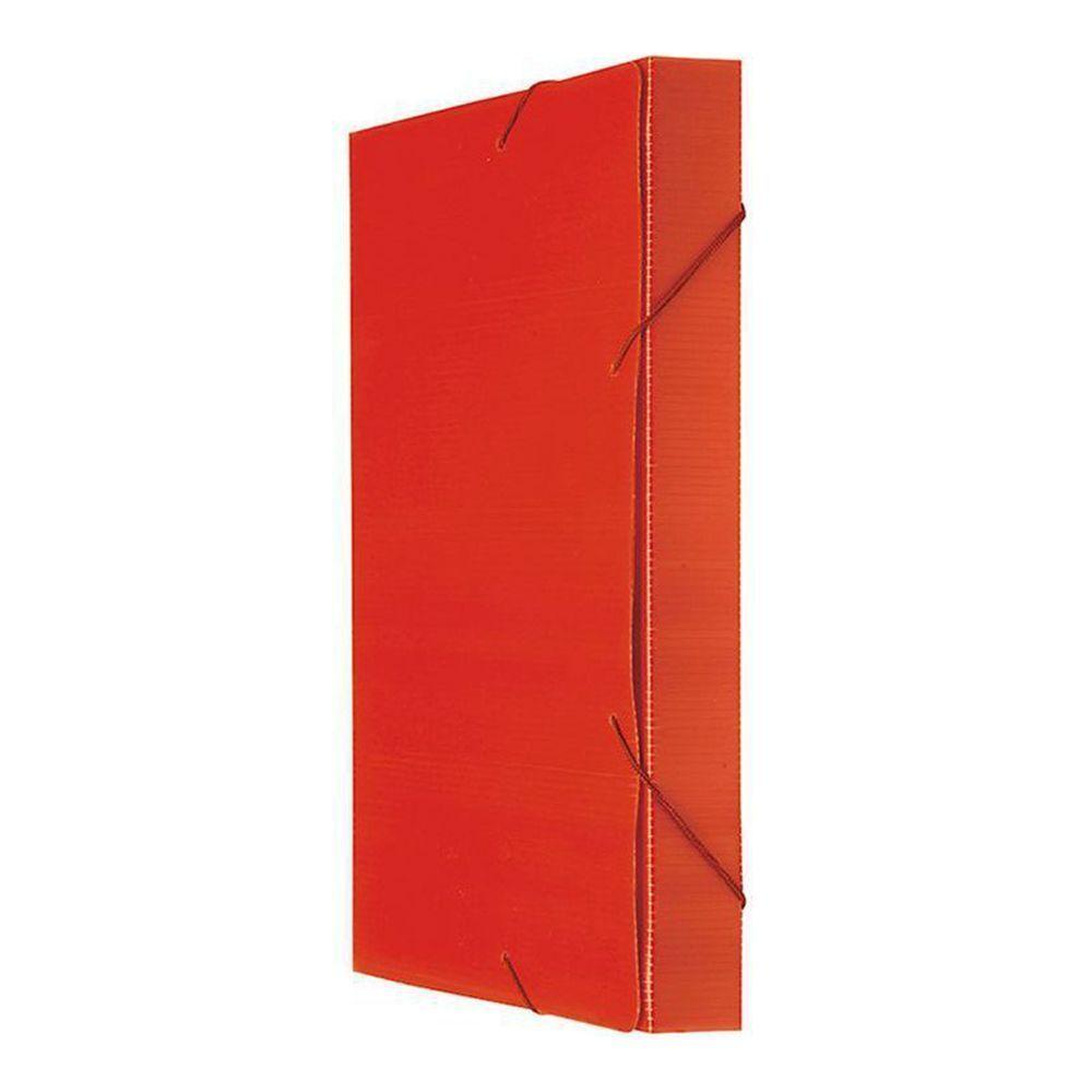 Pasta com Elástico Polionda Oficio 35MM Vermelho - Polibras | Shopee Brasil
