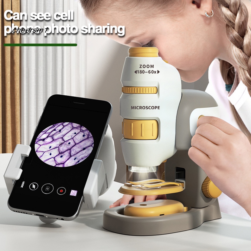 Exploring Plant Cells Microscope Toy Portable Handheld Mini for Kids ...