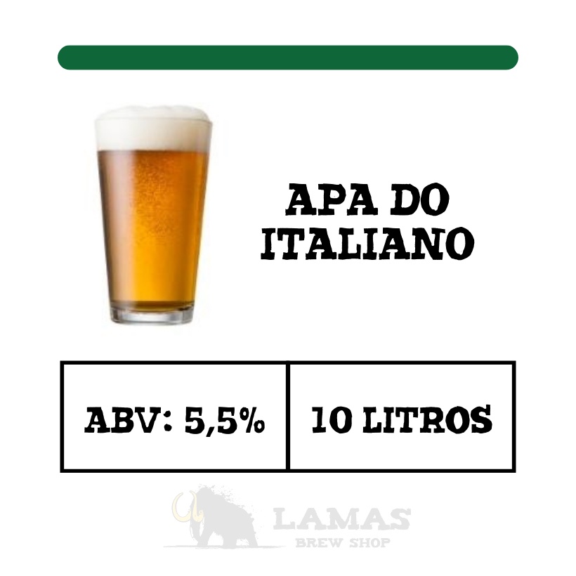 Kit Receita de Cerveja APA do Italiano 10L | Shopee Brasil