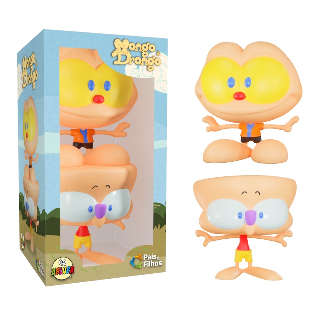 Mongo e Drongo Bonecos Infantis Desenho Figura de Ação Pais e Filhos ...