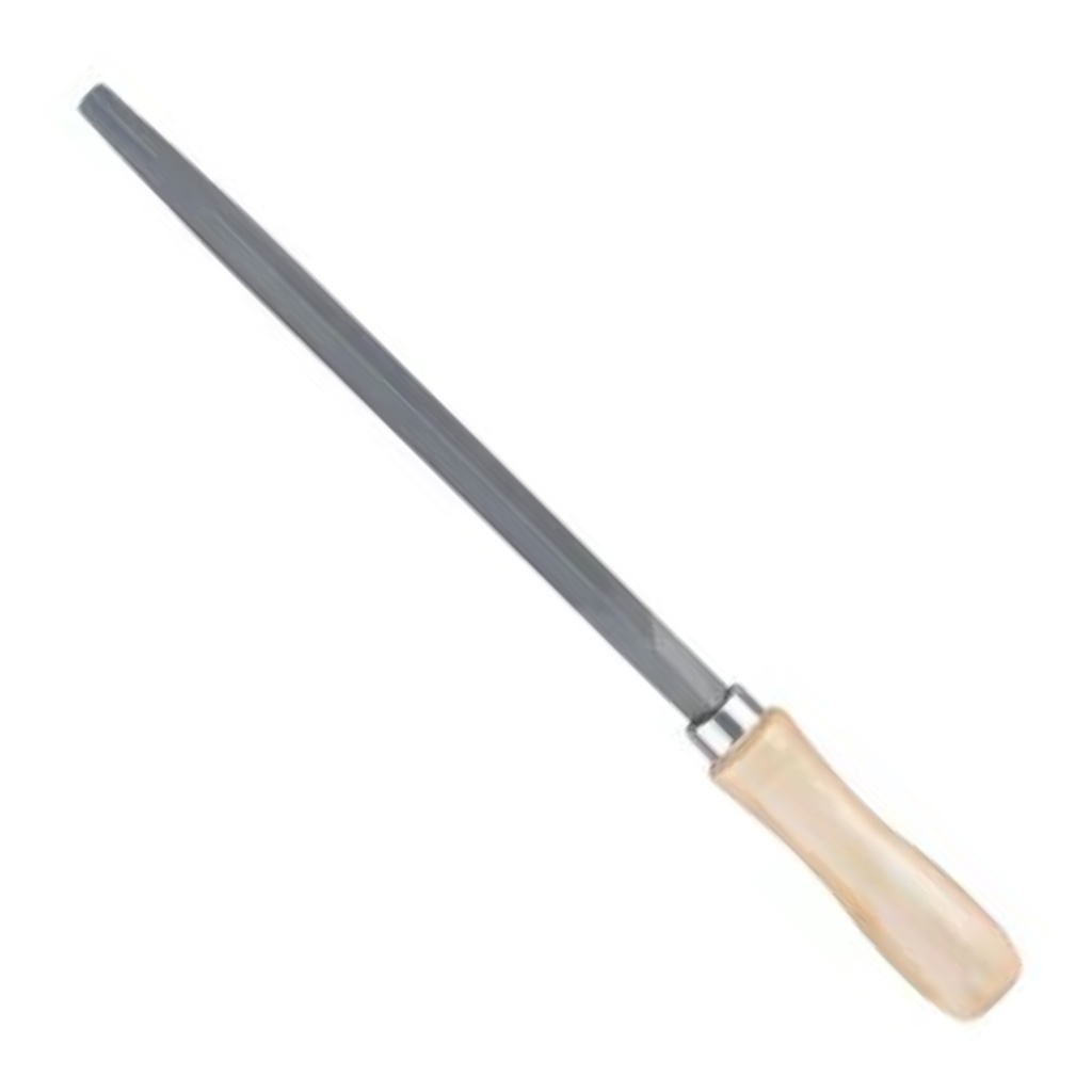 Lima Triangular 8 Polegadas com Cabo de Madeira- MTX | Shopee Brasil