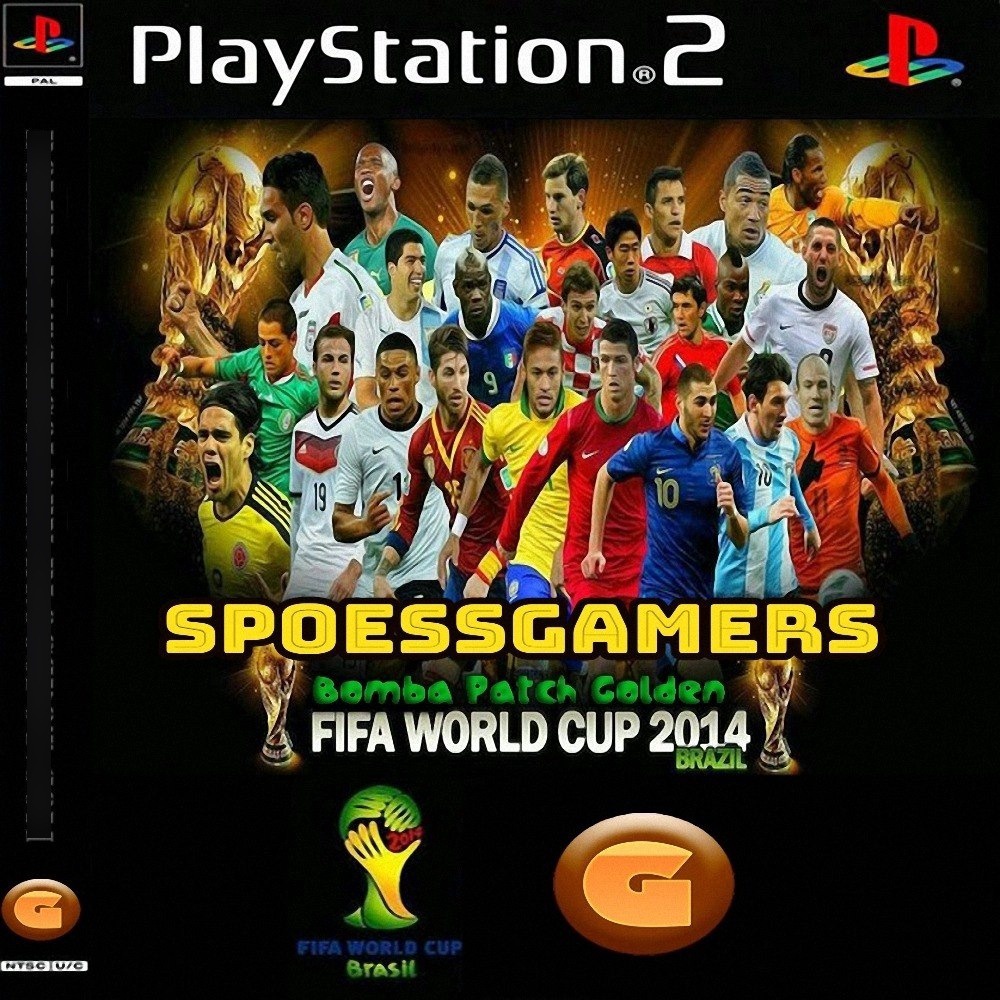Bomba Patch Golden World Cup 2014 Ps2 . Me | Shopee Brasil