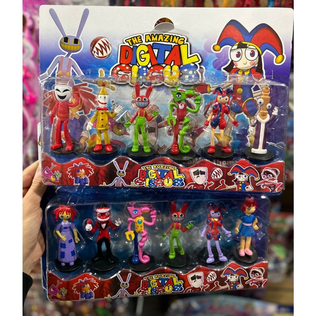 Kit Digital Circus com 6 Bonecos - Envio Imediato | Shopee Brasil