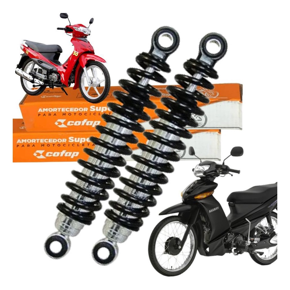 Par Amortecedor Yamaha Crypton 100 Zig 50 Original Cofap | Shopee Brasil
