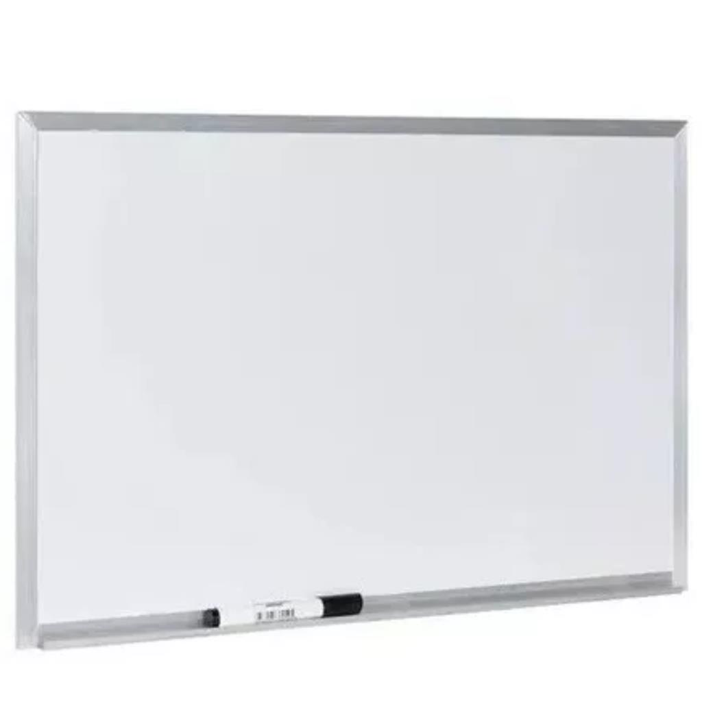 Quadro Branco Magnetico Com Moldura Aluminio 30X40 Cm Escrever Anotar ...