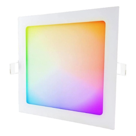 Plafon Luminaria Led Luz 24w Embutir Quadrado Rgb Smart Wifi | Shopee ...