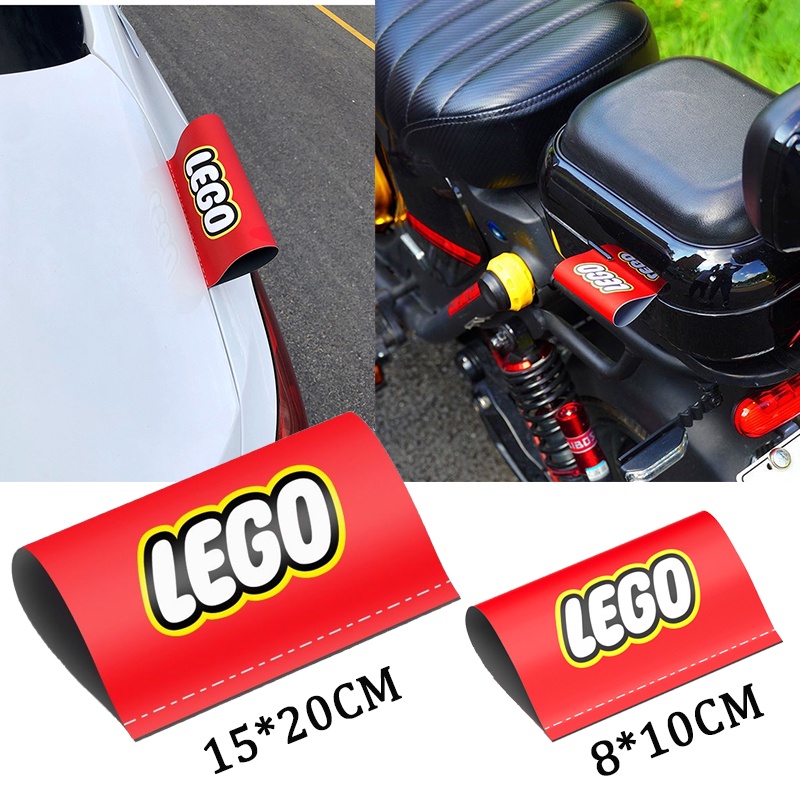 tag etiqueta Lego para carro ou moto - Faz a Boa!