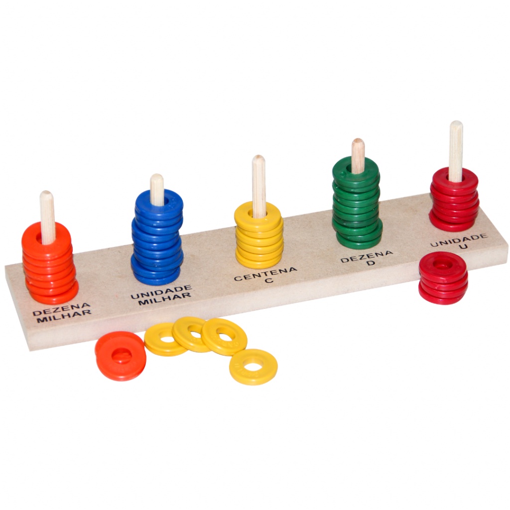 BRINQUEDO EDUCATIVO ABACO ABERTO 50 ARGOLAS DE PLASTICO | Shopee Brasil