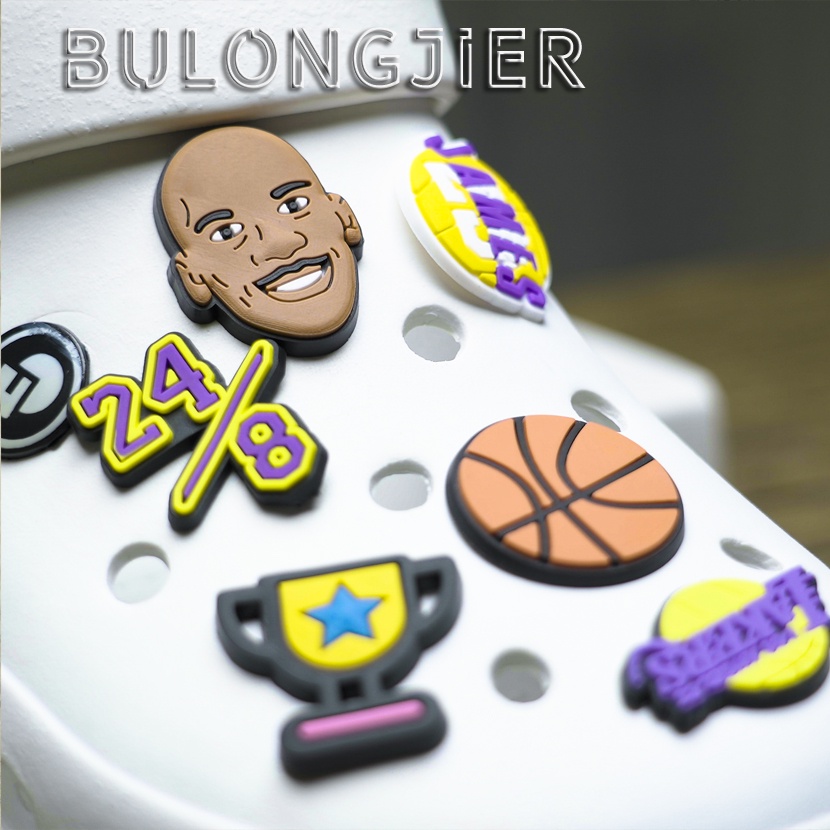 Jibbitz Crocs/Botão Pingente/Clog Shoes Acessórios/NBA Basquetebol ...