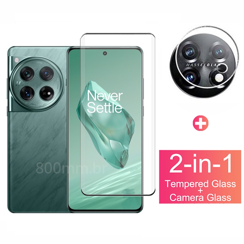 Película Protetora De Vidro e Câmera 9D 2 Em 1 Para Oneplus 12 11 11R 10 10R 10T 9 Pro 9R 9RT ...