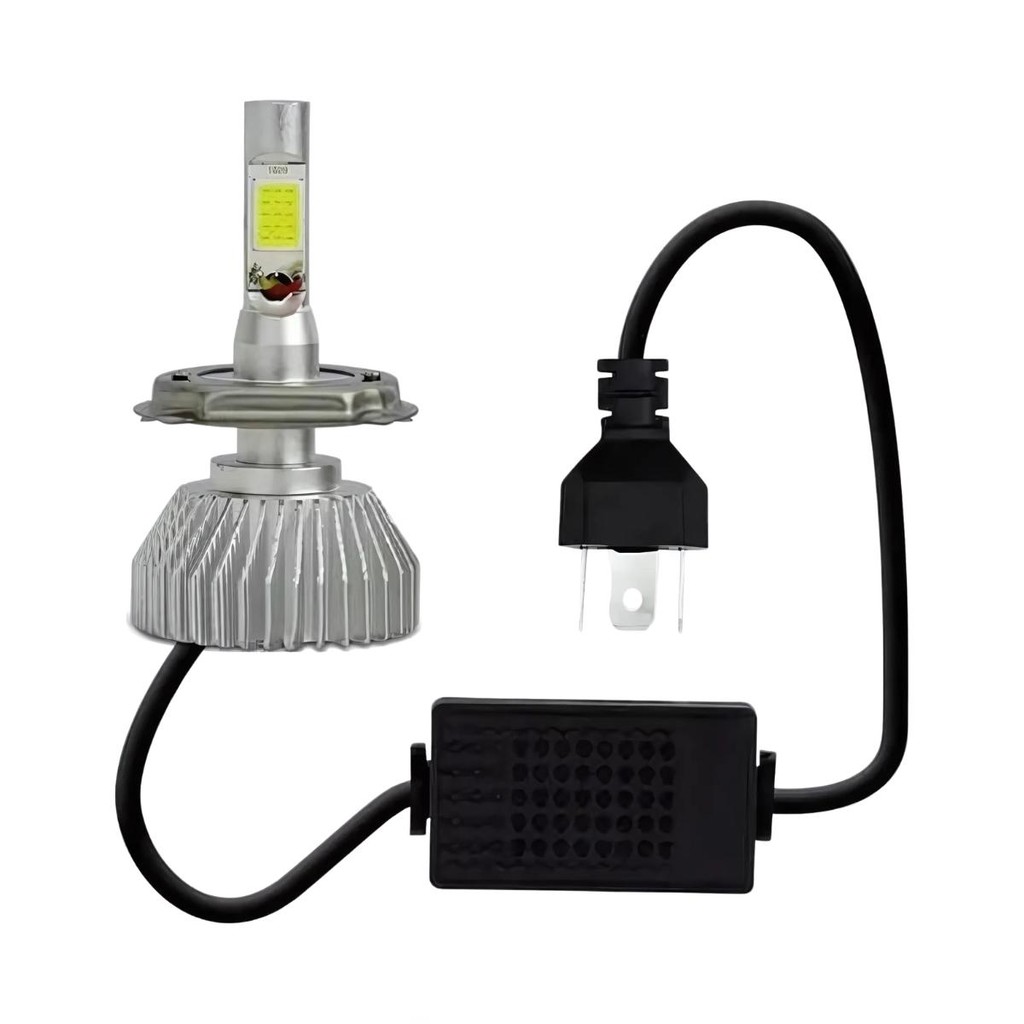 Lâmpadas Led H4 6000k Farol Alto Baixo Super Branca Unidade | Shopee Brasil