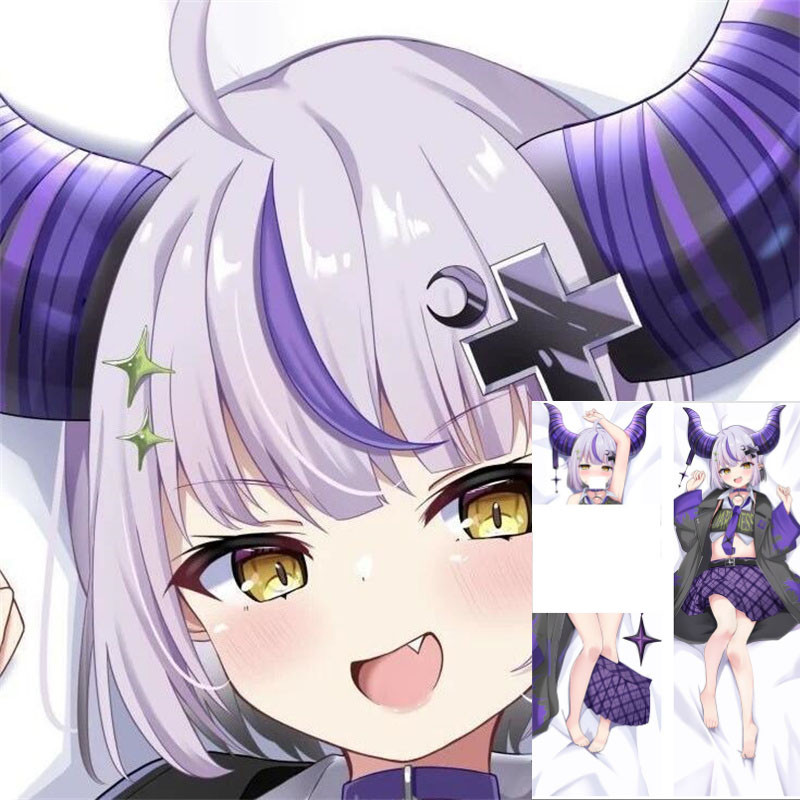 Jogo De Anime Hololive Vtuber La + Darknesss Dakimakura Capa De ...