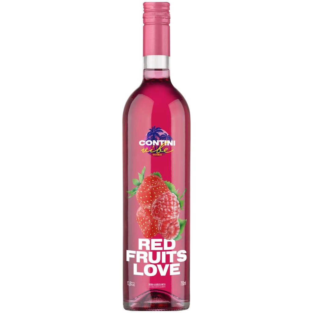 Bebida Alcoólica Mista Contini Vibe 750ml Red Fruits Love Frutas ...