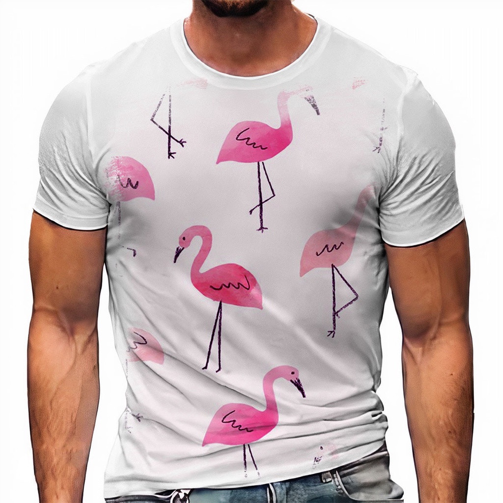 Camiseta Flamingo Ave Tumblr 01 A | Shopee Brasil