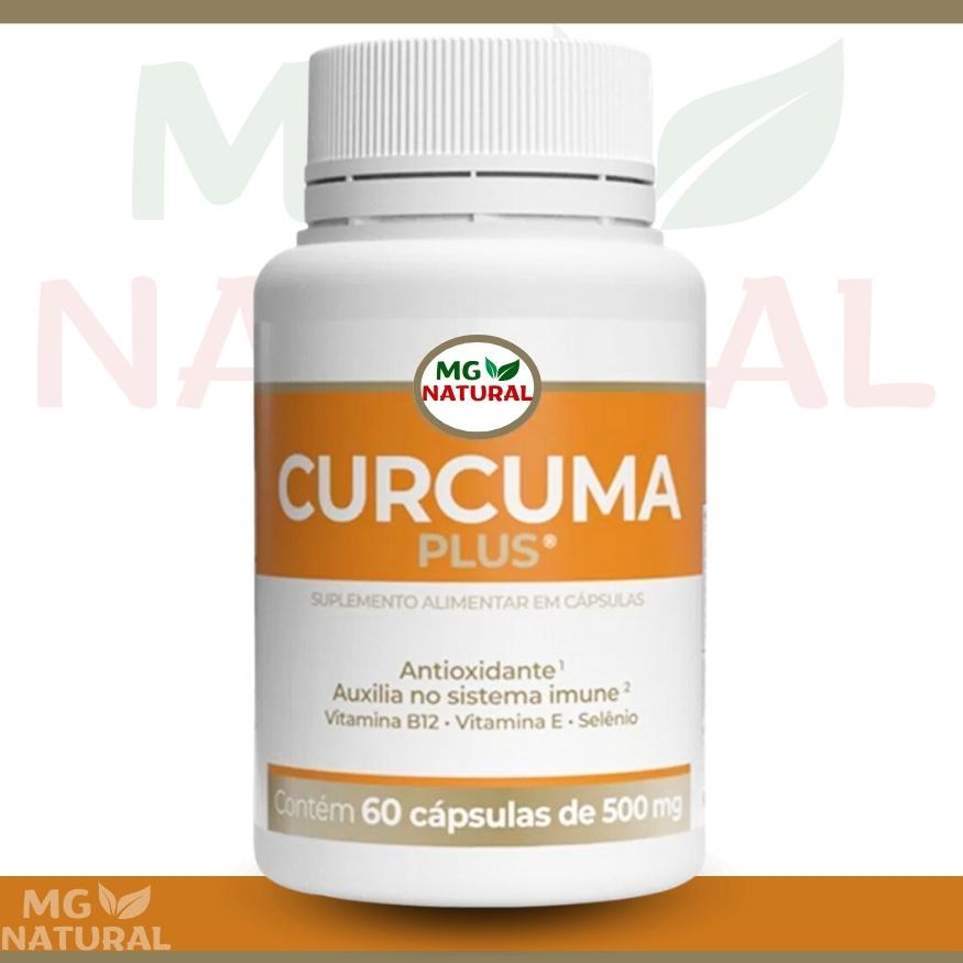 CURCUMA PLUS 60 CAPSULAS 500MG ORIGINAL SUPLEMENTO ALIMENTAR | Shopee ...