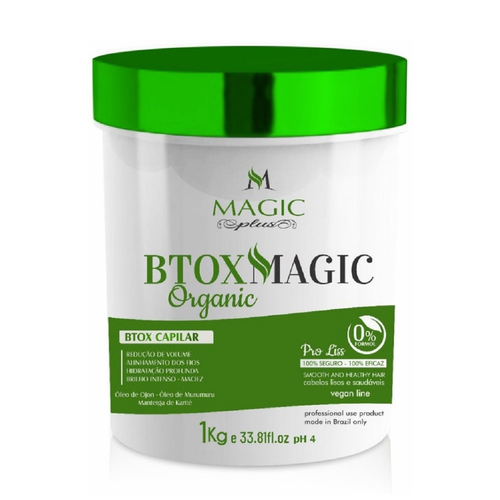 Botox Capilar Organic Pro Liss Magic Plus 1kg | Shopee Brasil
