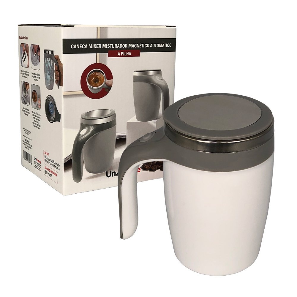 Caneca Mixer Inox Automática Elétrica Misturador 380ml | Shopee Brasil